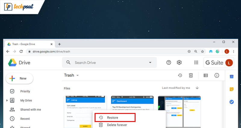 How To Recover Deleted Files From Google Drive TechPout