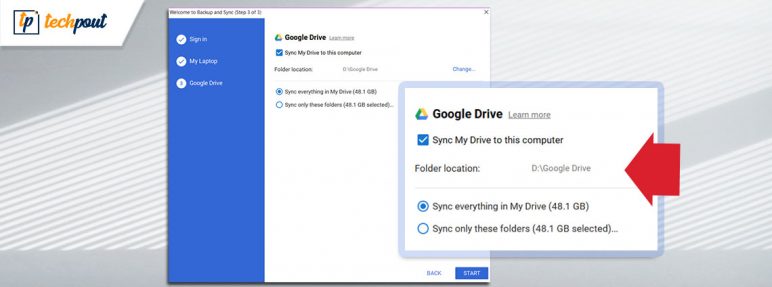 How To Change Google Drive Folder Location In Windows 10 Quickly And Easily TechPout