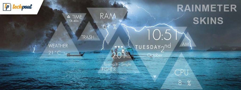 Rainmeter Skins Simple Gray By Aidendrew Customize