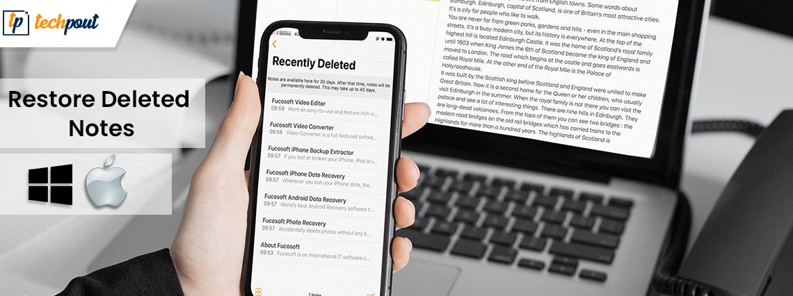 How To Restore Deleted Notes From IPhone IPad Mac Or Windows PC